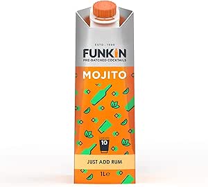 Funkin Mojito Cocktail Mixer Pre-Batch Carton, 1 x 1 Litre : Amazon.co ...