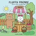 Fluffy Friends: Coloring Book for Adults and Teens Featuring Cute and ...