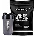 Nakpro Platinum 100% Whey Protein Isolate Powder with Shaker Bottle ...