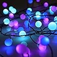 Qbis Premium Berry Cluster Lights, 240 Pastel Berry Lights, Blue ...