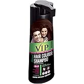 Buy VIP HAIR COLOUR SHAMPOO 180ml Black for Men & Women | Alternate to ...