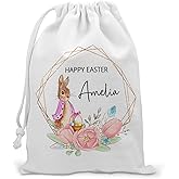Personalised Easter Bag, Custom Easter Gift Bag, Easter Egg Sack ...