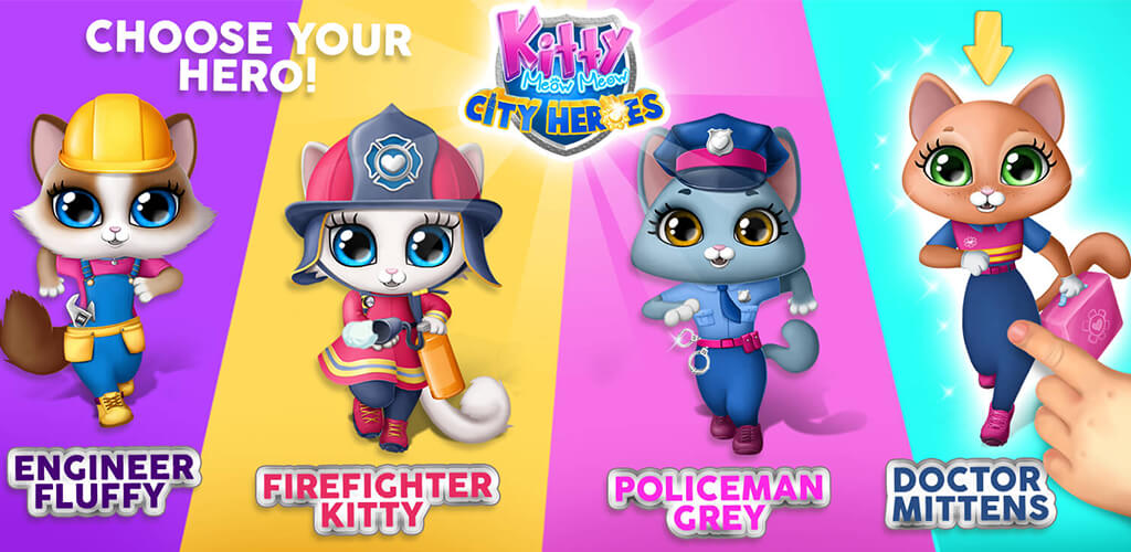 Kitty Meow Meow City Heroes - The Brave and the Fluffy! Cats to the ...