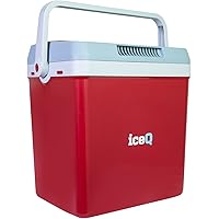 iceQ 32 Litre Electric Cool Box - Red (240V AC & 12V DC) : Amazon.co.uk ...