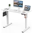 ERGOMAKER Electric Height Adjustable Standing Desk 110x60cm (43.3"x23.6 ...