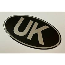 Green Zero Eissions Union Jack UK Vehicle Nuber Plate Stickers