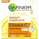 Garnier Bright Complete Vitamin C Serum Cream UV, 45g : Amazon.in: Beauty