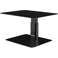 BoYata Monitor Stand Riser, Metallic Adjustable Height Desktop Stand ...