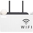 Moreeulsi WiFi Router Storage Rack, Wall-mounted Wifi Boxes For Home ...