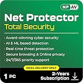 Net Protector Antivirus Pro 2025 - 1 PC, 2 Year (Email Delivery in 1 ...