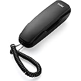 Beetel B26 Corded Slim Landline Phone,Ringer Volume Control,Wall/Desk ...