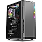 Amazon.in: Buy Ant Esports X2 LCD Mid-Tower Computer Case/Gaming Cabinet - Black | Support ATX ...