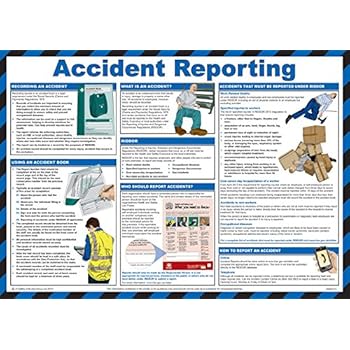 Safety First Aid Laminated Accident Reporting Poster: Amazon.co.uk ...