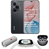 HONOR 400 Pro 5G 12GB RAM 512GB Midnight Black Dual SIM With Free HONOR CHOICE Earbuds CLIP ...