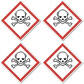 Flammable, Hazard Symbol UN/GHS Hazard Pictogram - Sticker: 10 cm, Pack ...
