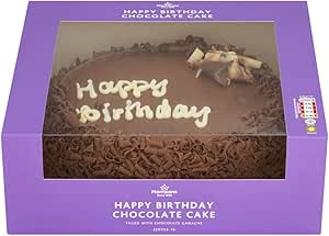 Morrisons Chocolate Happy Birthday Cake : Amazon.co.uk: Grocery