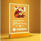 LUCKOR Personalised Spotify Picture Frame - Customised Acrylic Plaque ...