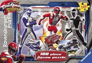 Ravensburger Power Rangers XXL 100 piece jigsaw puzzle: Amazon.co.uk ...