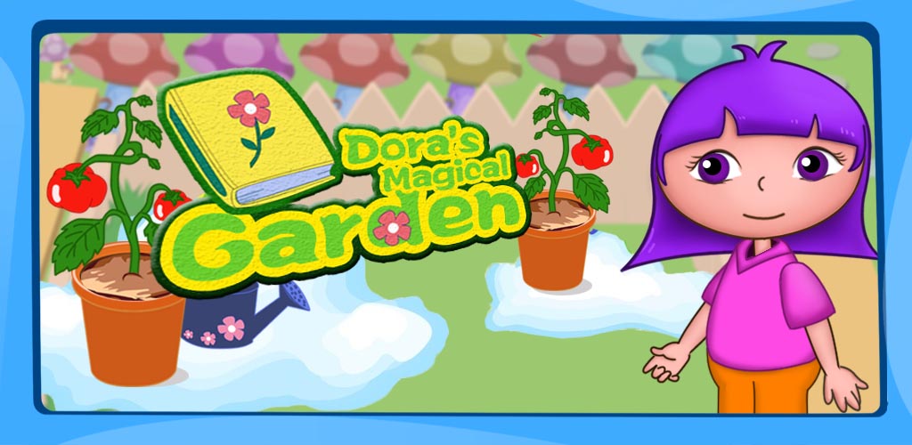 Dora's flowers planting garden free games for kids and preschool ...