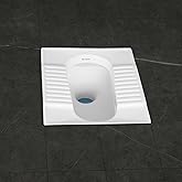 Belmonte Ceramic Indian Toilet Commode Orissa Pan 23 Inch - Ivory ...