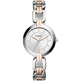 Fossil Virginia Analog Silver Dial Women's Watch - ES3282 : Fossil ...