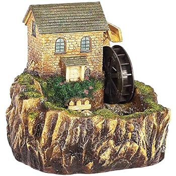 Water Mill Solar Water Feature: Amazon.co.uk: Garden & Outdoors