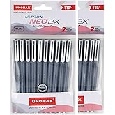 UNOMAX Ultron 2X Ball Pen - Set of 10 (Jet Blue) | Unleash the Art of ...