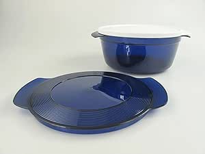 Tupperware micro-ondes Micro Cook 1,5 L Bleu Cook Micro Plus rond Micro ...