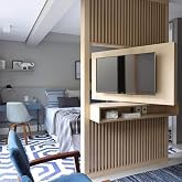 Buy Audiovan Led Tv 360 Rotating TV Bracket for Room Partition Mounting ...