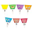 C.S. Kids 0-20 Number Bunting, Double-Sided Classroom Banner ...