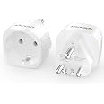 LENCENT 2X Reiseadapter Netzadapter für Indien Steckdose Typ D, Reise ...