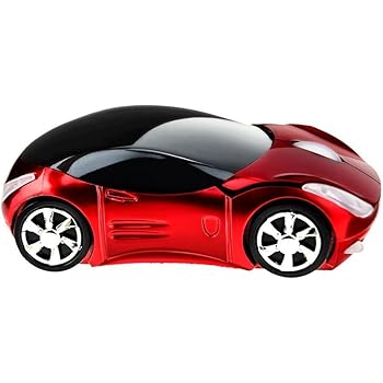 Amazon.in: Buy Ferrari Car Shaped Optical USB Mouse Red Online at Low ...