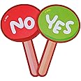 Yes No Voting Paddles - Quick Response Signs, Classroom Voting Paddles ...