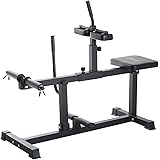 Machine à Mollets - Assis, Capacité Max. 220 kg, Hauteur Réglable en 4 ...