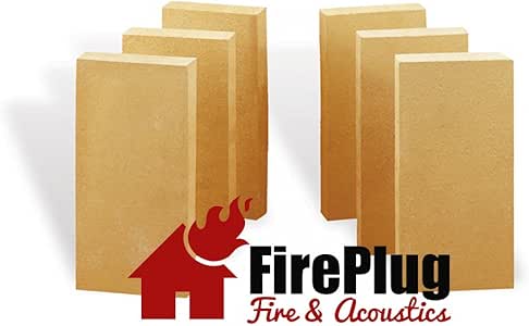 Fire Bricks-Replacement for Stoves & Fireplaces x 6: Amazon.co.uk: DIY ...