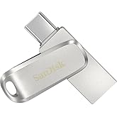 SSK 128GB USB C Flash Drive Dual Drive, 2 in 1 OTG Type C + USB A 3.2 Gen 1 Memory Stick Thumb ...