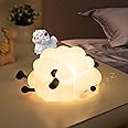 ZVO Night Light Kids, LED Sheep Baby Bedside Lamp with 3 Light Levels ...