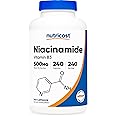 Nutricost Vitamin B3 Niacinamide 500mg, 240 Capsules - Gluten Free, Non-GMO, Soy Free, No Niacin ...