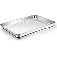 Herogo Baking Tray, Stainless Steel Baking Sheet Pans, 40.3x30.3x2.5 cm ...