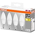 Osram LED Base Classic B Lampe, in Kerzenform mit E14-Sockel, nicht dimmbar, Ersetzt 5.5W = 40 ...