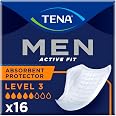 Tena - Tena Men Active Fit Level 3 Incontinence Pads - 16 Pieces ...