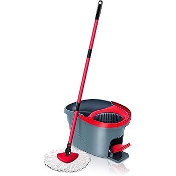 Vileda Easy Wring & Clean Turbo balai à frange + seau à pédale - set ...