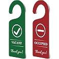 CHGCRAFT 2Pack Vacant Occupied Door Hanger Sign Engraved Acrylic Door ...
