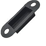 Door Latch Keep Strike Dust Box Black Plastic : Amazon.co.uk: DIY & Tools