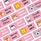 QuoteMyWall 36 Stick On Clothing Labels for School Uniform Clothes ...