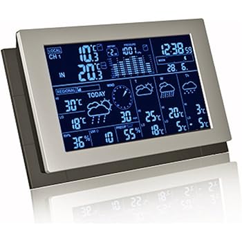 Xeecom Aps Ventus W155 Weather Station Black/Beige: Amazon.co.uk ...