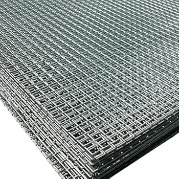 Premium Welded Wire Mesh Panel 8ft x 4ft Galvanised Steel Sheet Metal Grid 1" / 25mm Holes 12 ...