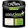 2.5L CROWN Easy Clean MATT Emulsion Multi Surface Paint That can be ...