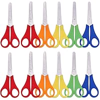 10 PCS Children Safety Scissors, Child Craft School Scissors Blunt Tip ...