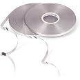 50m x 2 Rolls Shiny Silver Grey Ribbon for Balloons - Curling String ...